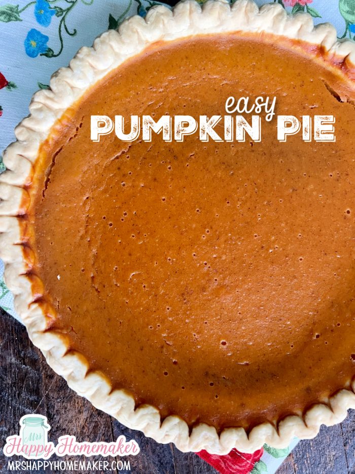Easy Pumpkin Pie