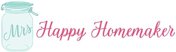 Mrs Happy Homemaker – Where Old Fashioned and Modern Day Collide