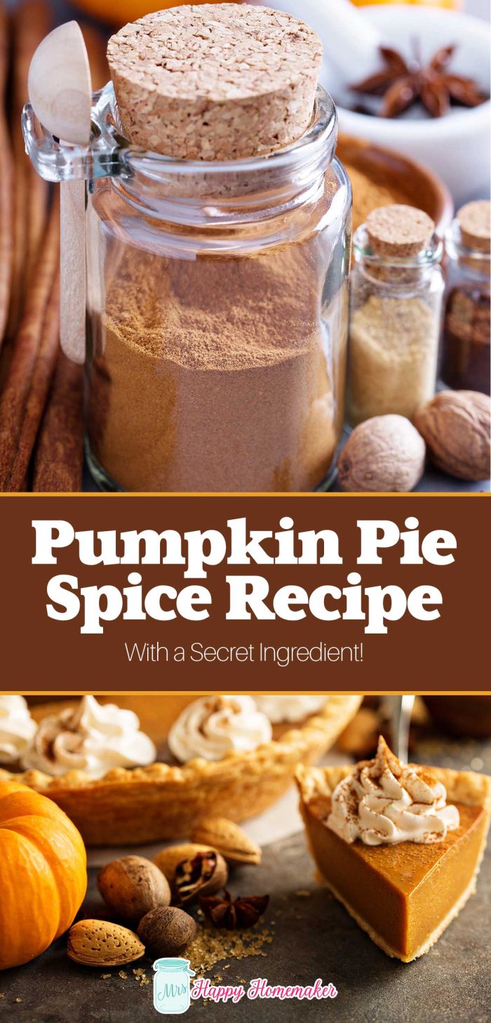Perfect Pumpkin Pie Spice Recipe (Secret Ingredient!)