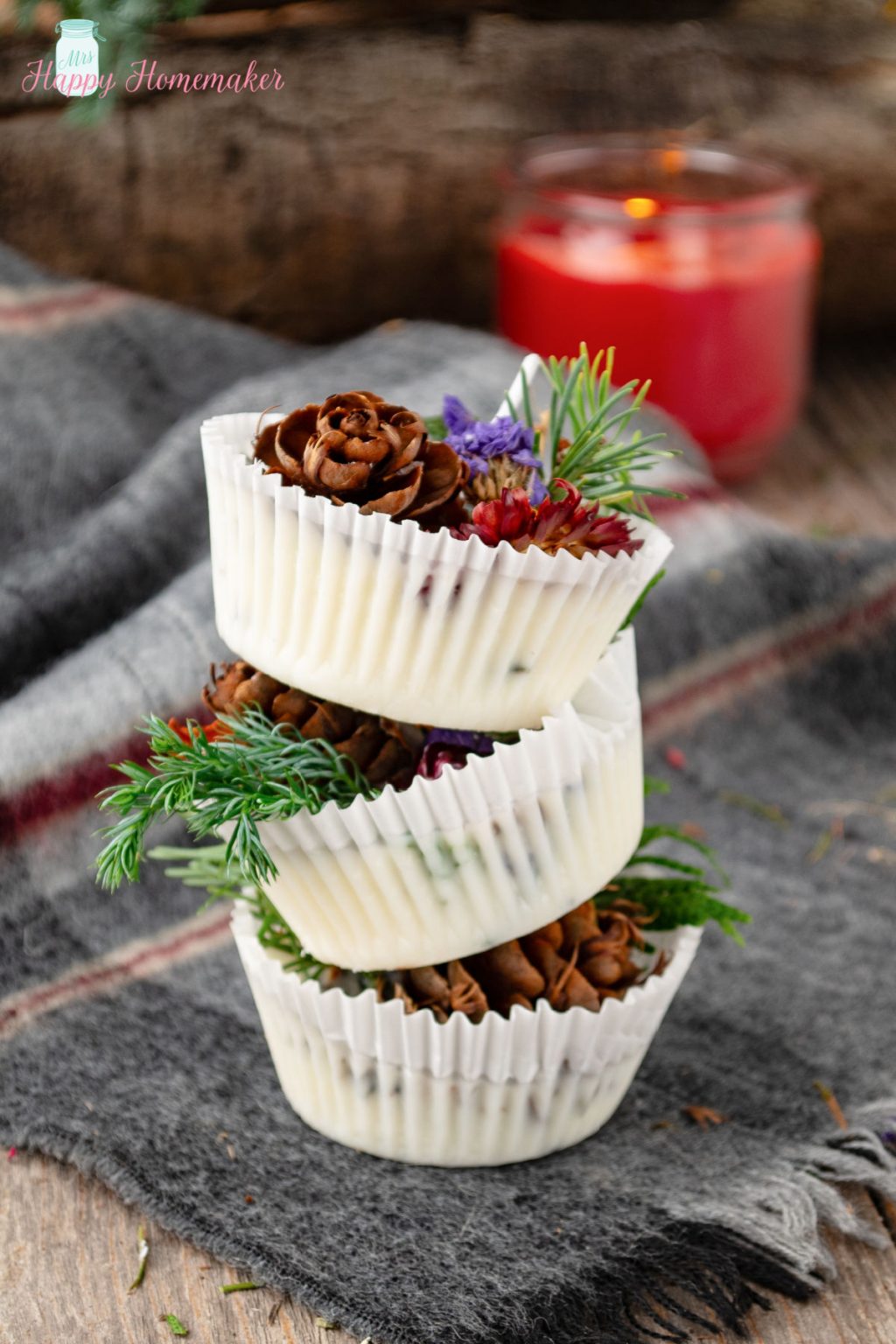 Easy DIY Homemade Fire Starters with Dried Flowers