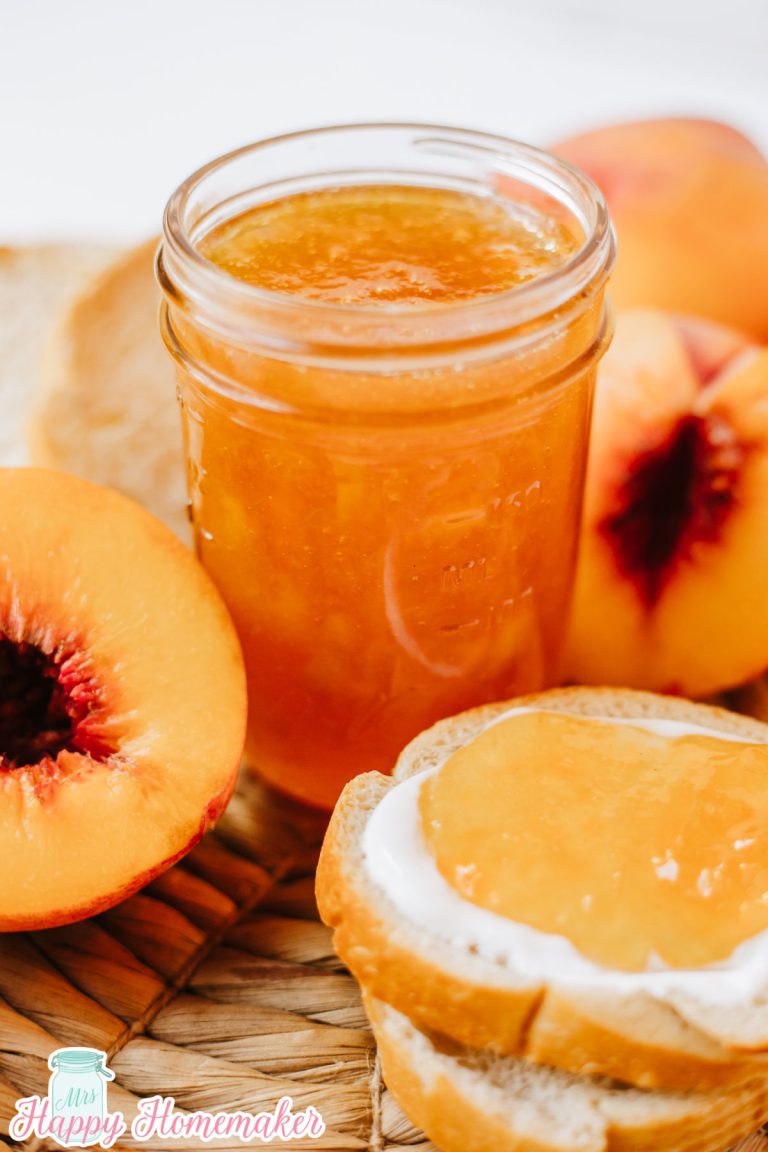 Easy Old Fashioned Peach Jam with Fresh Peaches