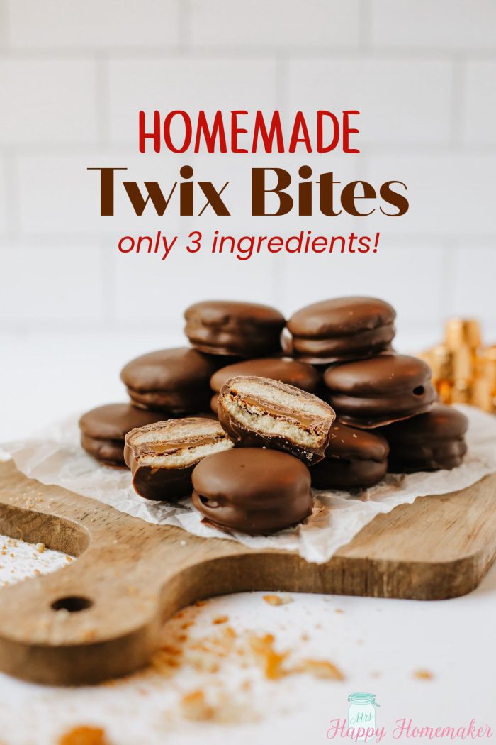 The Best Viral Homemade Twix Bites (Only 3 Ingredients)