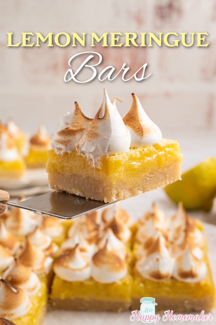 Lemon Meringue Bars - Mrs Happy Homemaker